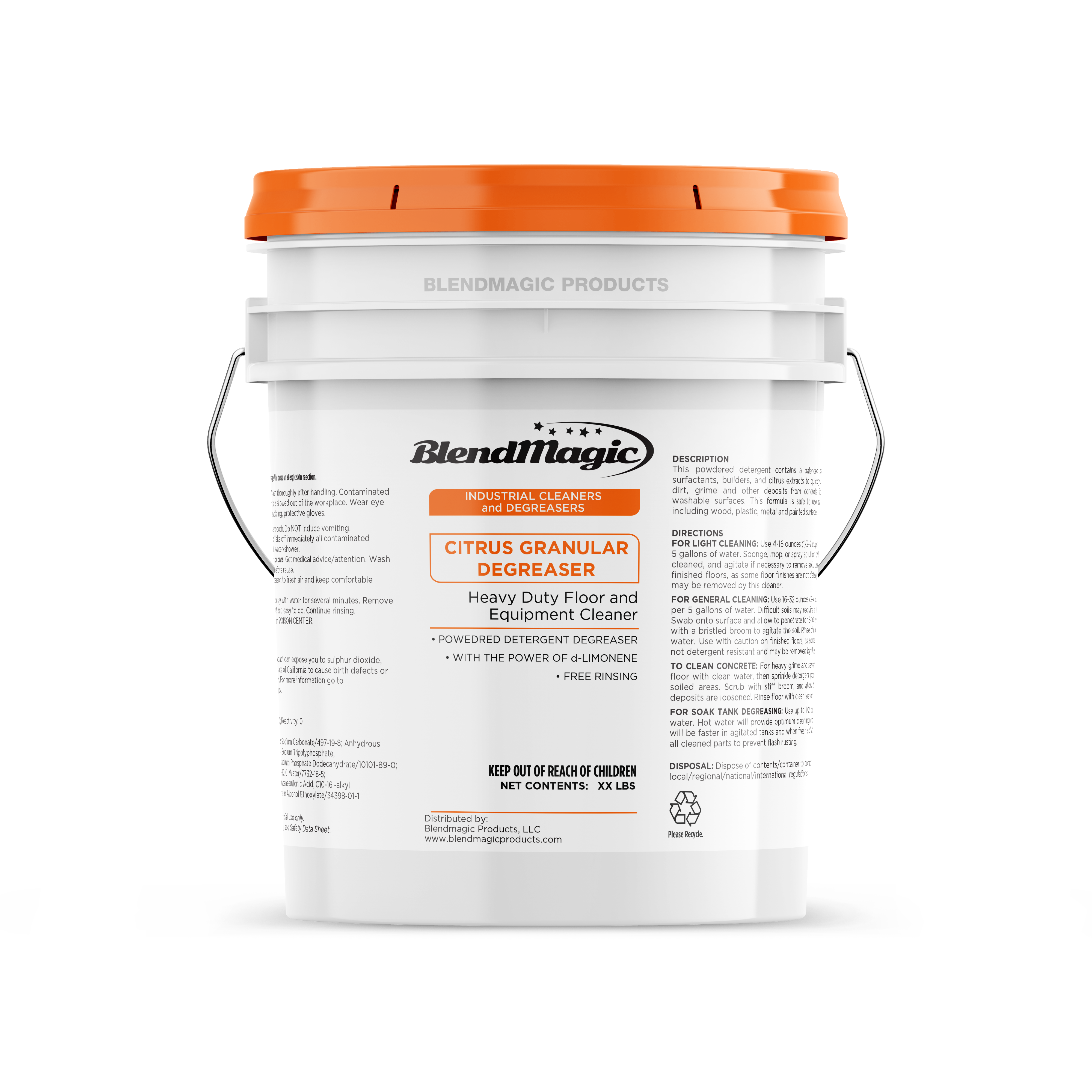 Citrus Granular Degreaser – Heavy-Duty Concrete & Equipment Cleaner ...